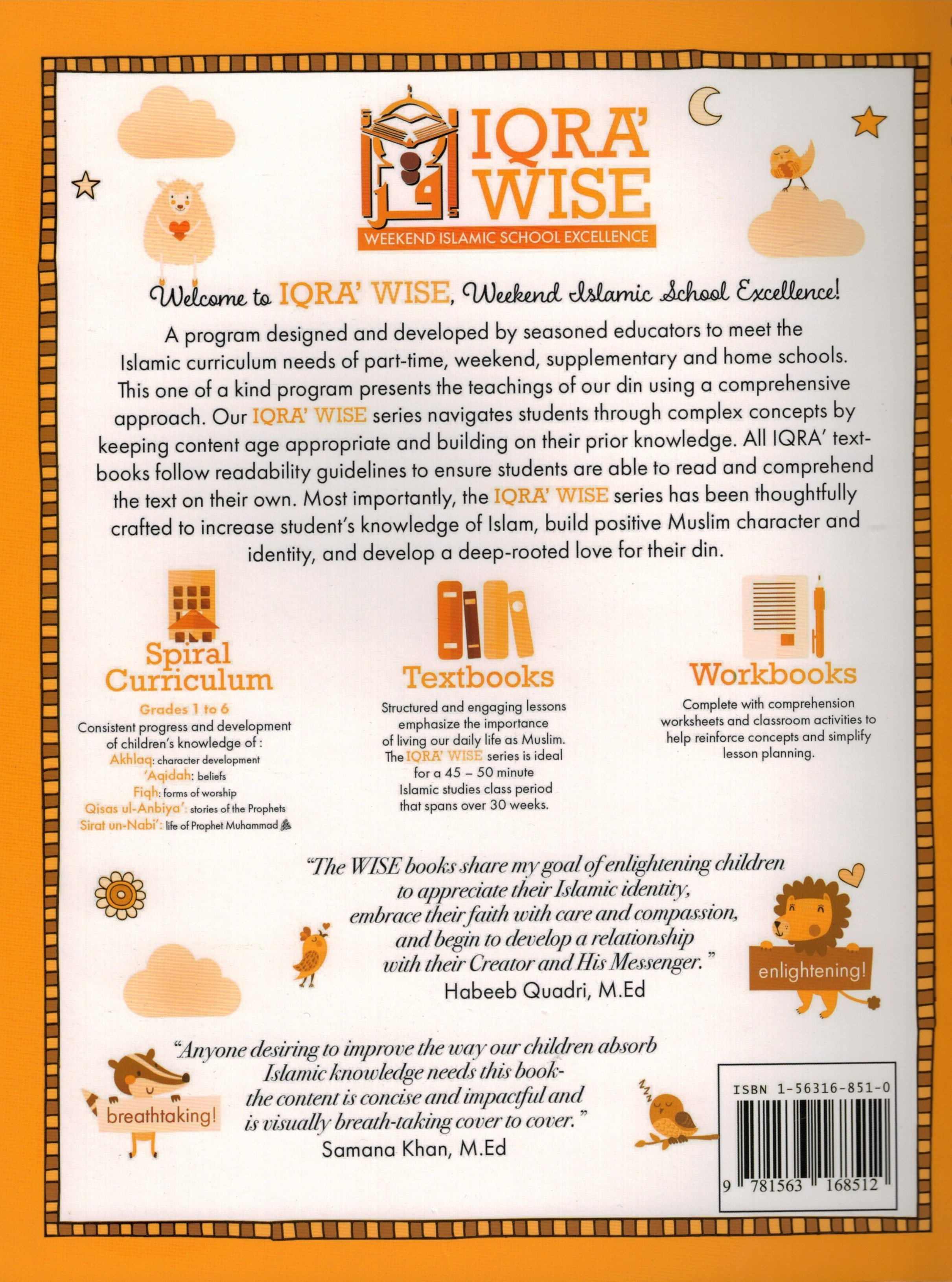 IQRA WISE Weekend Learning Program - IQRA.ORG